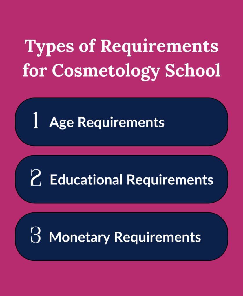 Requirements for cosmetology school