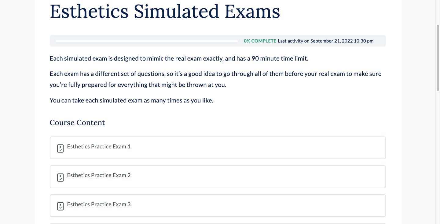 Esthetician State Board Exam Review